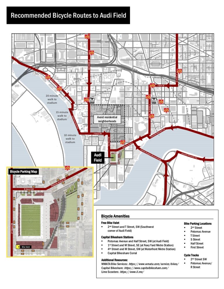 Getting To Audi Field | Transportation | Buzzard Point | D.C.