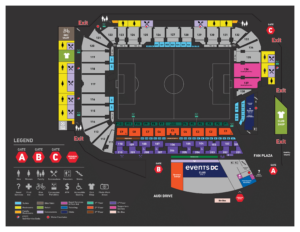 Stadium Maps - Audi Field